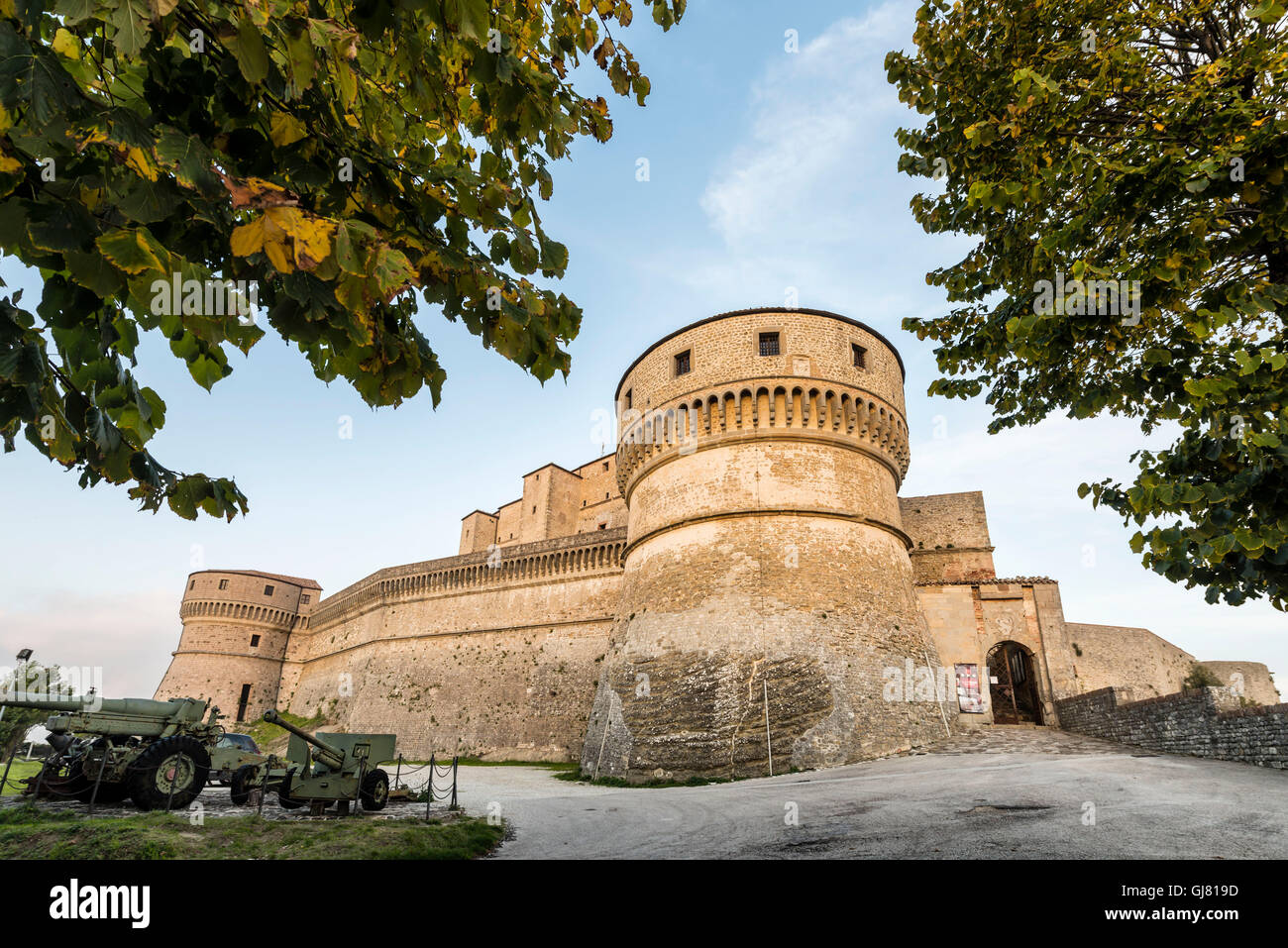 San Leo, Emilia-Romagna, Rimini, Italy, Fortress of San Leo where ...