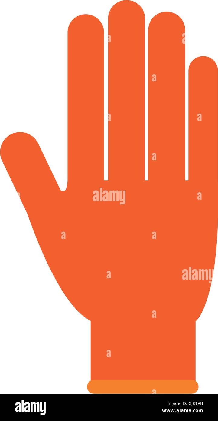 glove industrial security icon Stock Vector Image & Art - Alamy