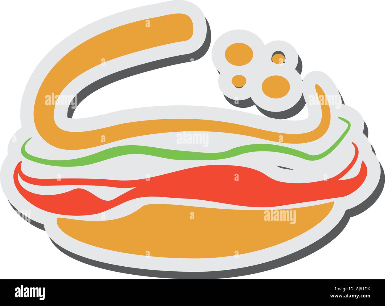 sandwich with olive icon Stock Vector Image & Art - Alamy