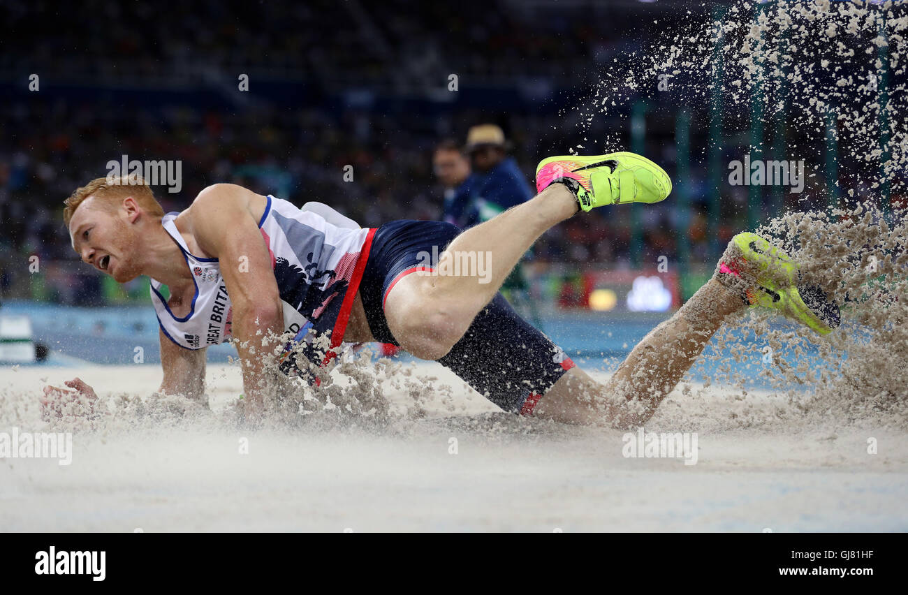 Great Britain's Greg Rutherford during the Men's long jump final on the ...