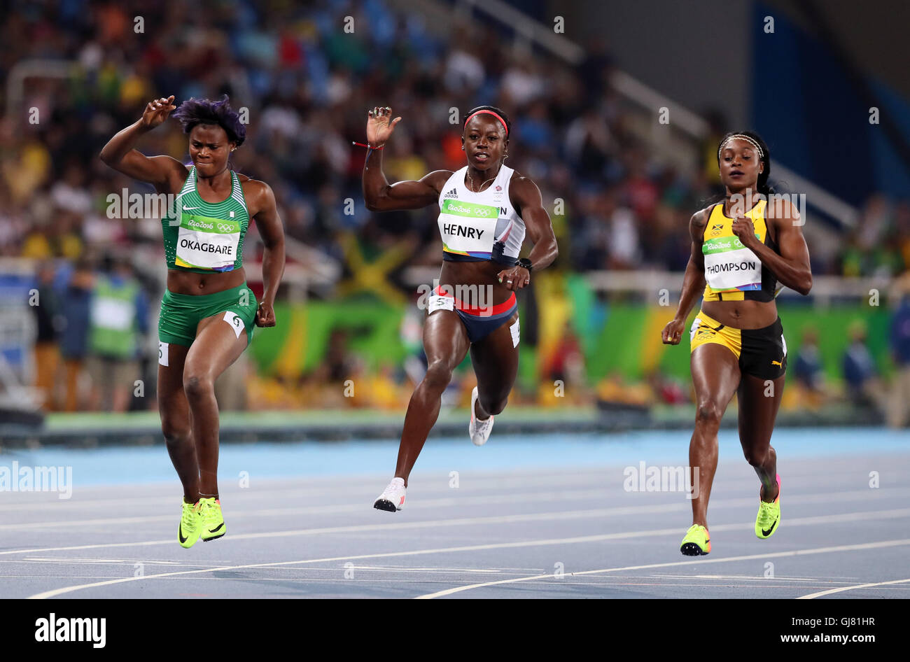 Great Britain's Desiree Henry during the women's 100m semi final on the ...