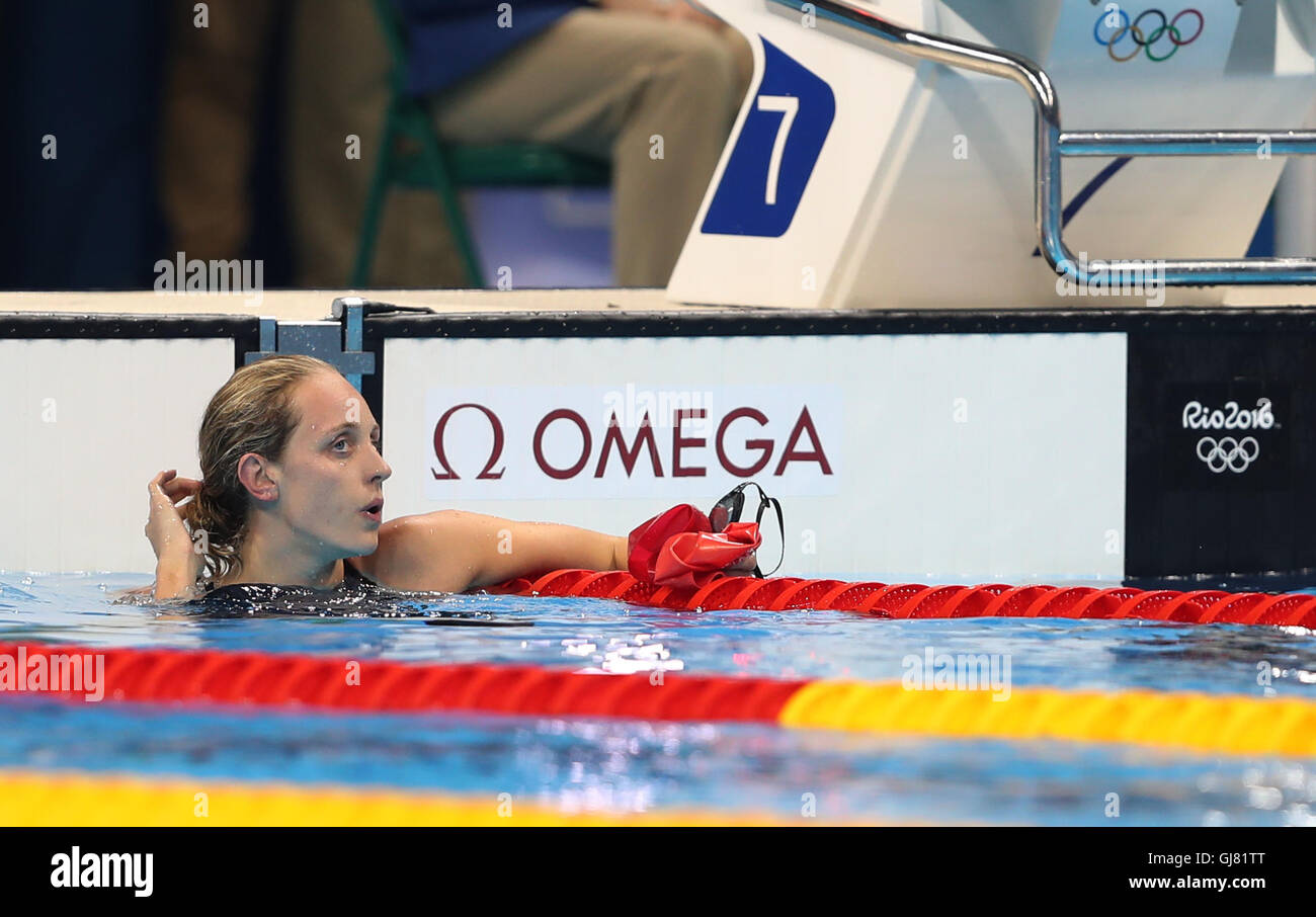 Great Britain's Francesca Halsall after finishing fourth in the Women's ...