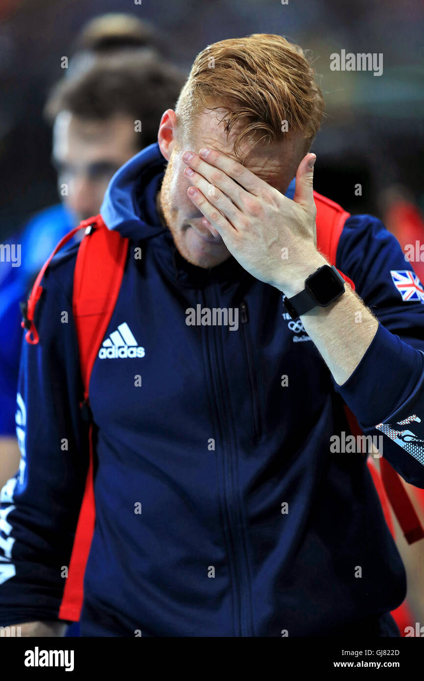 Great Britain's Greg Rutherford after finishing third the Men's Long ...