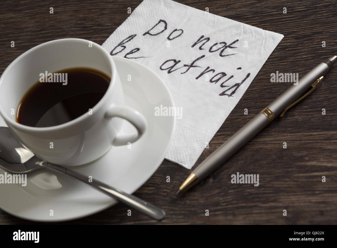 Do not be afraid Stock Photo - Alamy