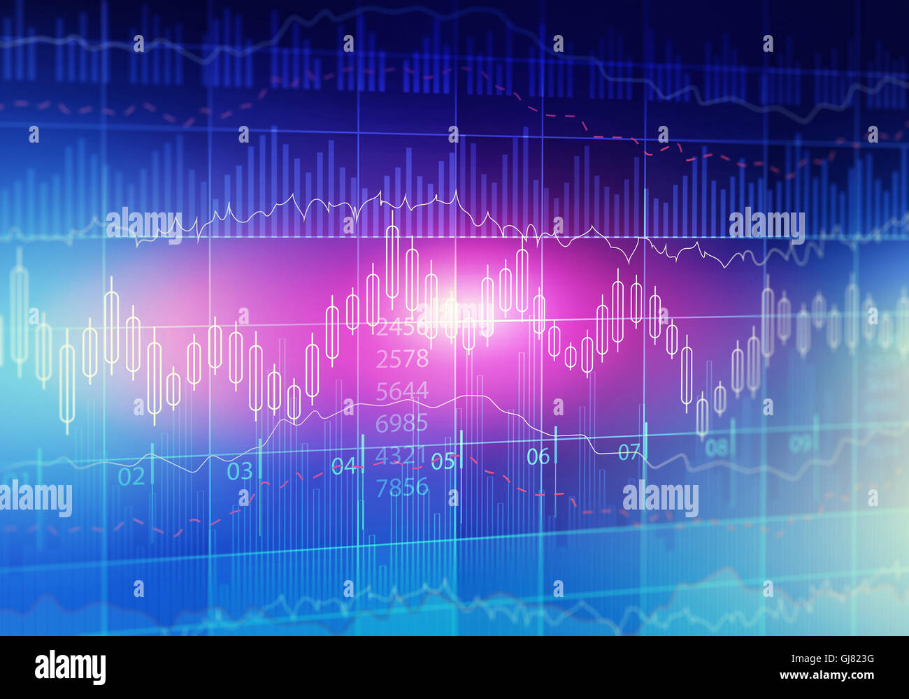 Sound equalizer background Stock Photo - Alamy
