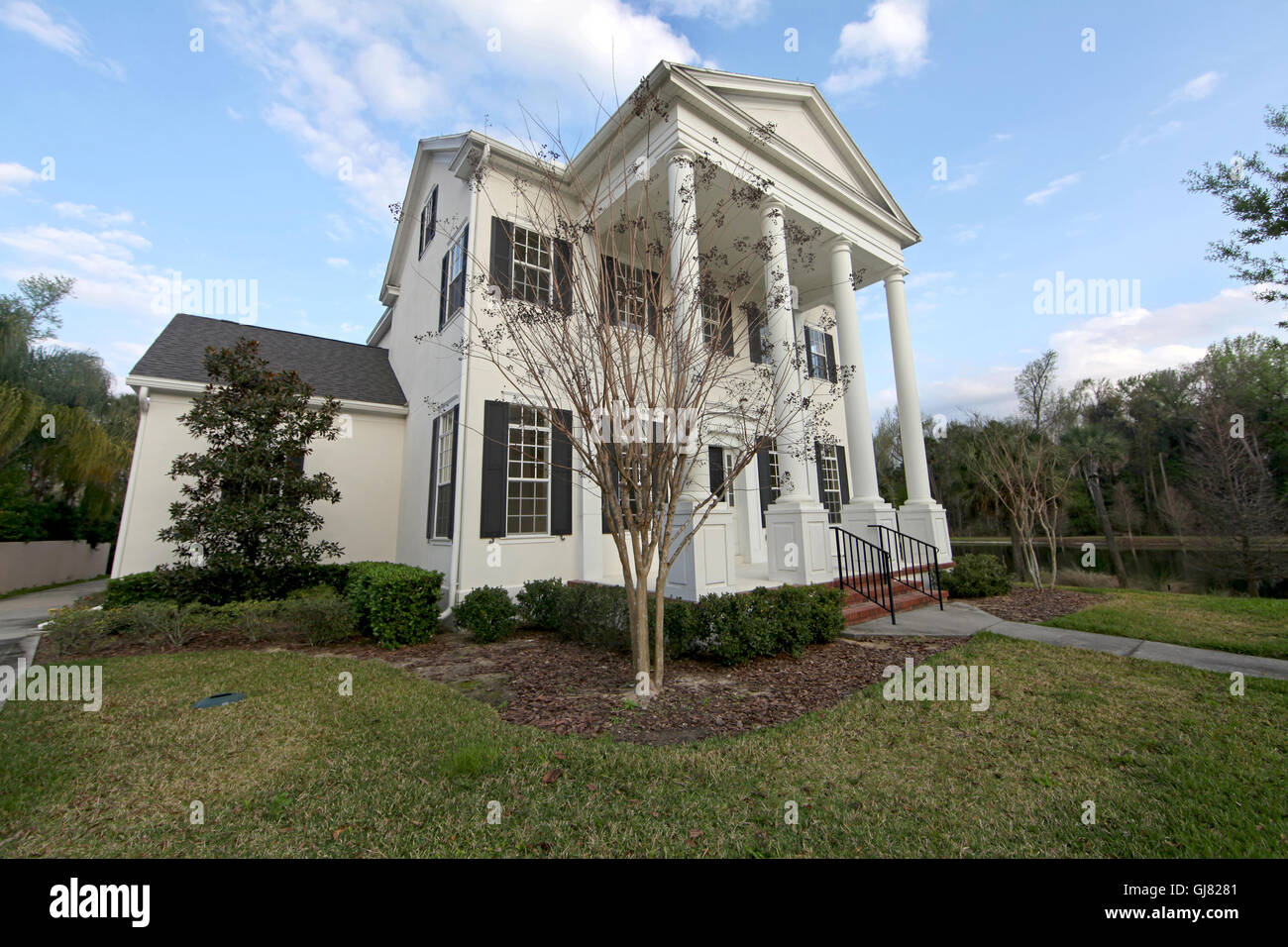 The front exterior of a home in Florida Stock Photo - Alamy