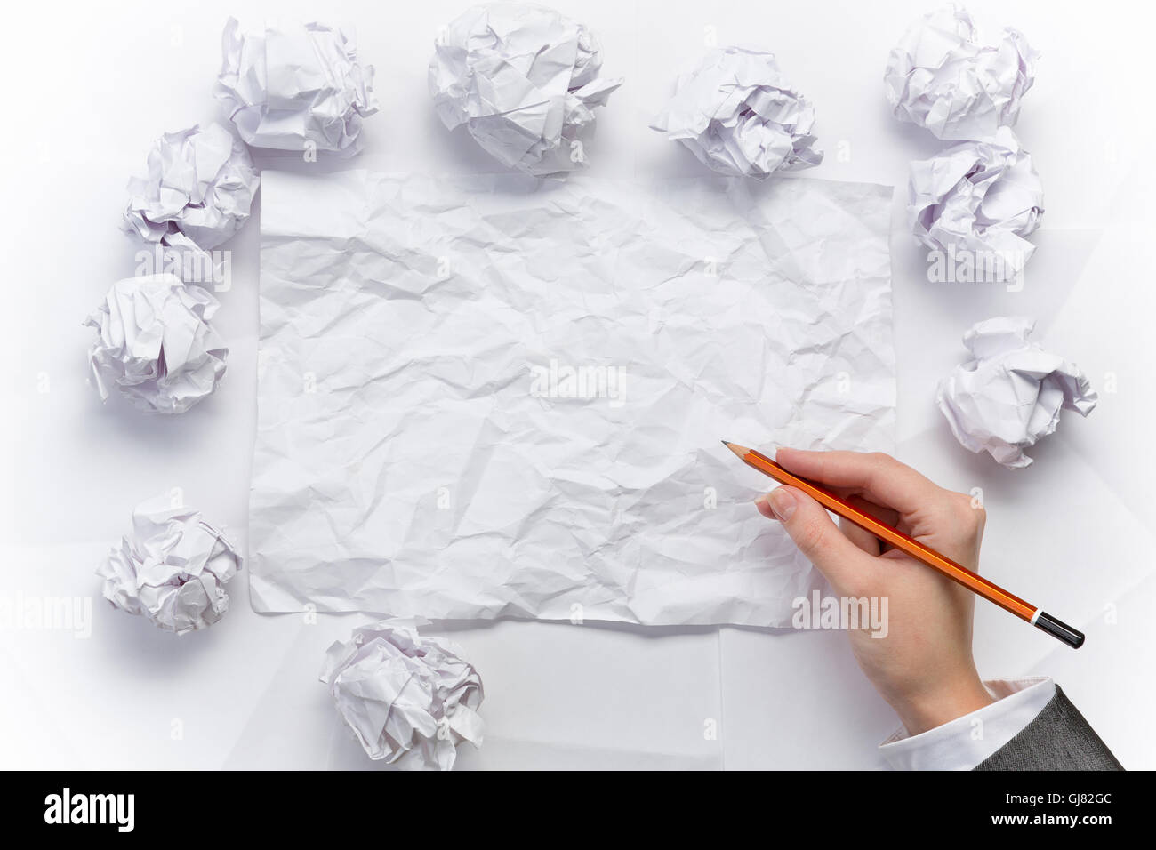 Waiting for inspiration Stock Photo - Alamy