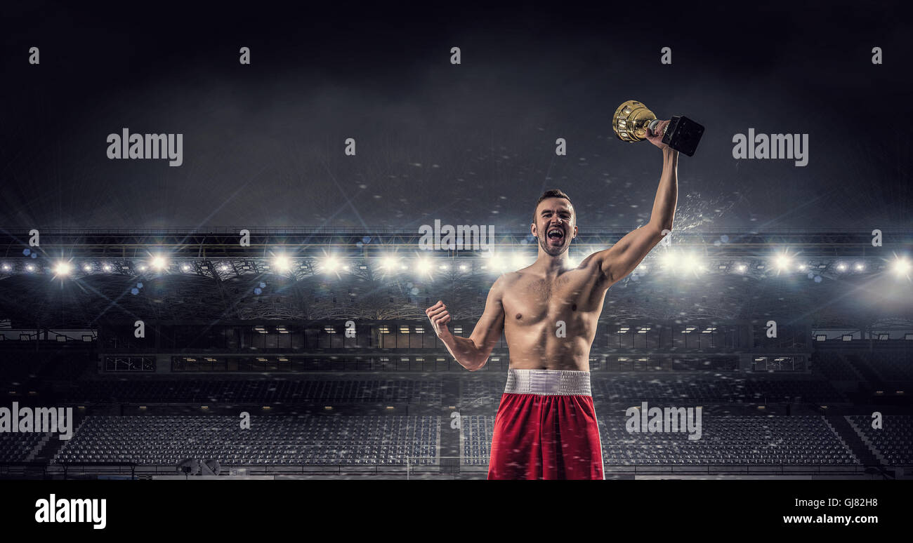 Victory boxing hi-res stock photography and images - Alamy