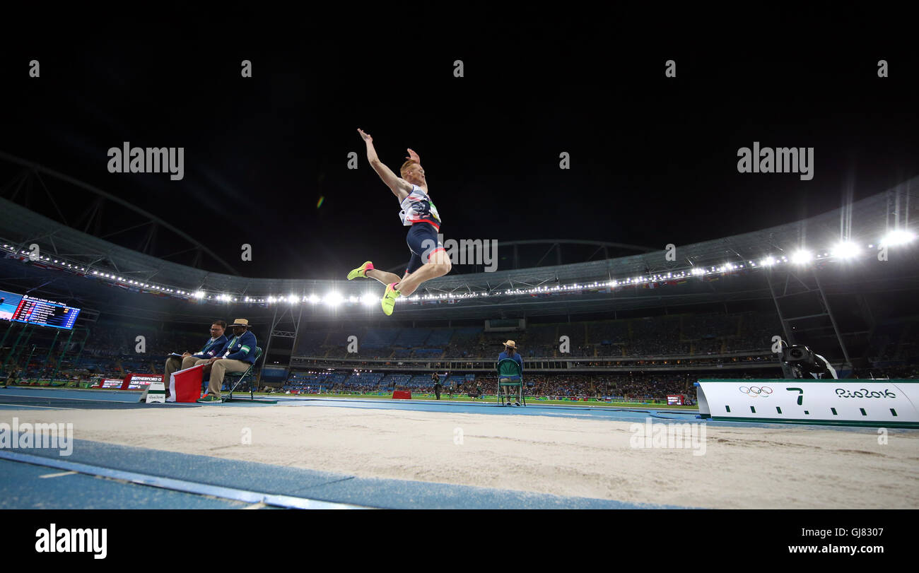 Great Britain's Greg Rutherford during the Men's long jump final on the ...