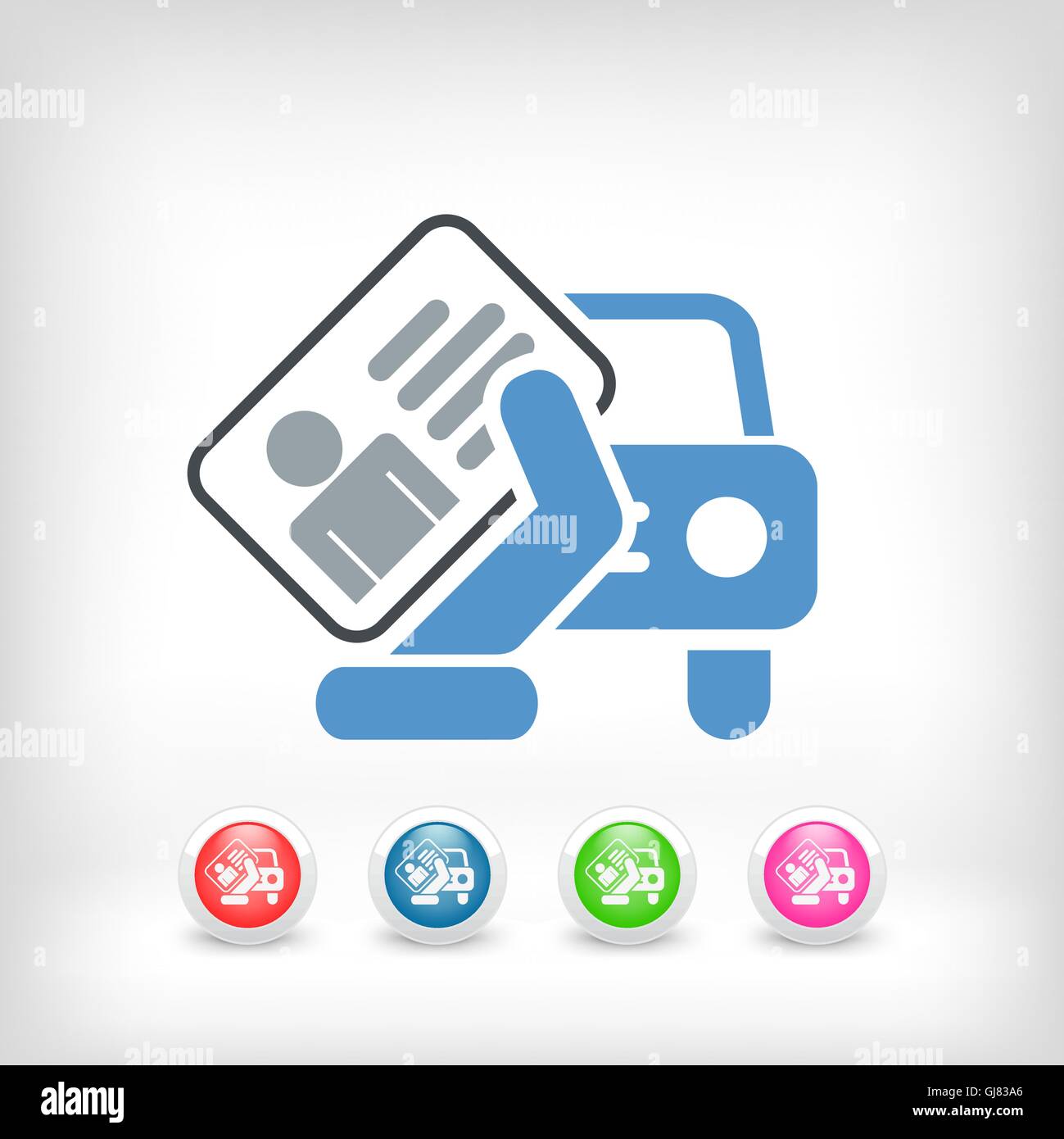 Car document icon Stock Vector Image & Art - Alamy