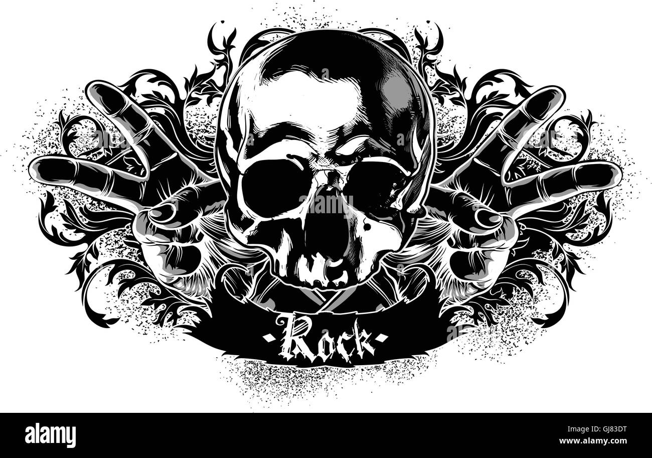 decorative symbol of rock Stock Vector Image & Art - Alamy