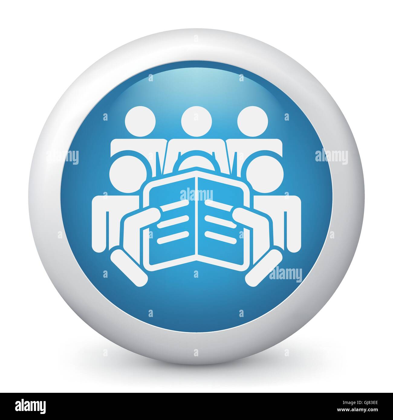 Reading text concept icon Stock Vector Image & Art - Alamy