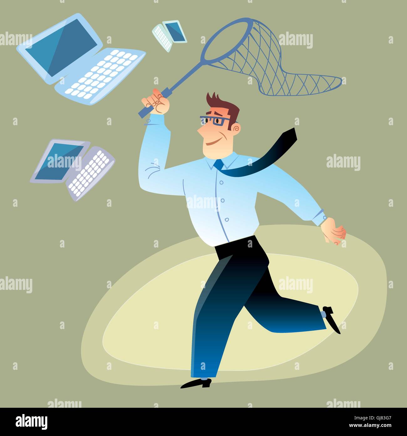 Buyer computer Stock Vector Images - Alamy