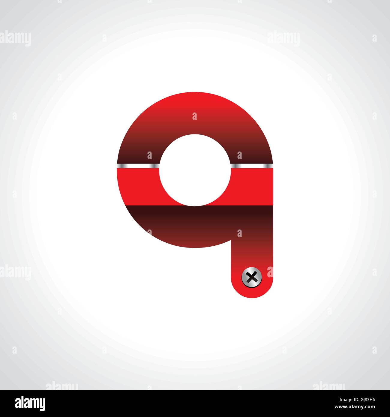 Red shiny alphabet Stock Vector Image & Art - Alamy