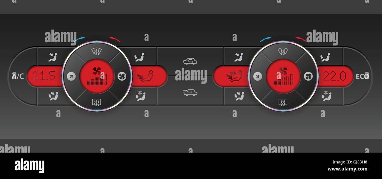 Car ac vector hi-res stock photography and images - Alamy