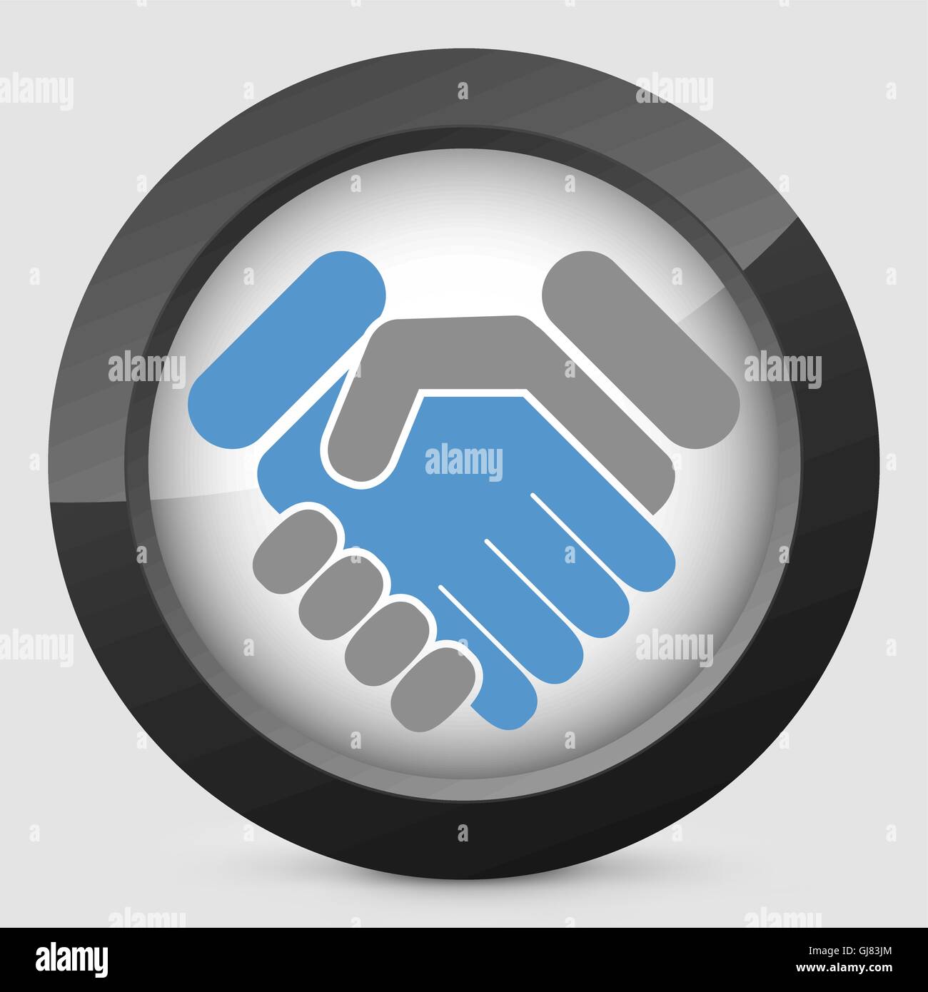 Handshake goodbye Stock Vector Images - Alamy