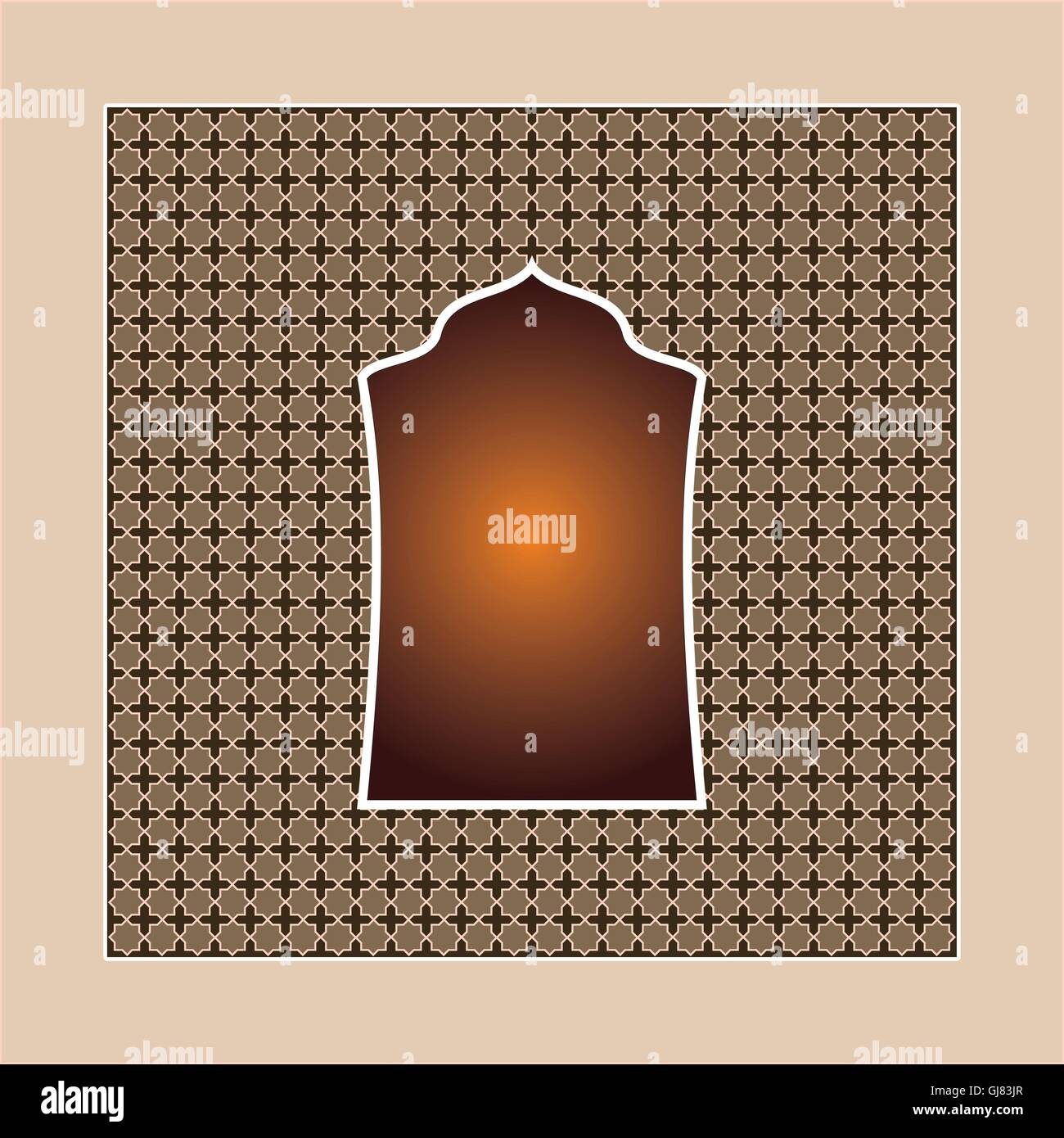 islamic art arch Stock Vector Image & Art - Alamy