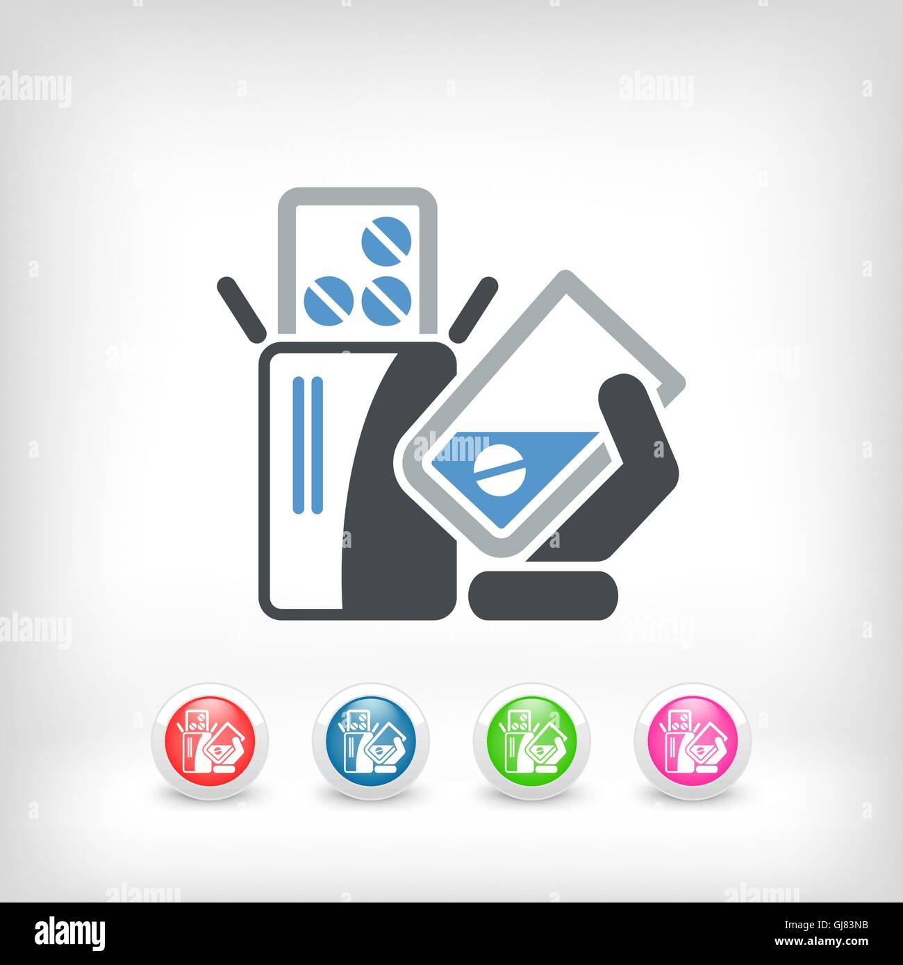 Pill pack pharmacy Stock Vector Images - Alamy