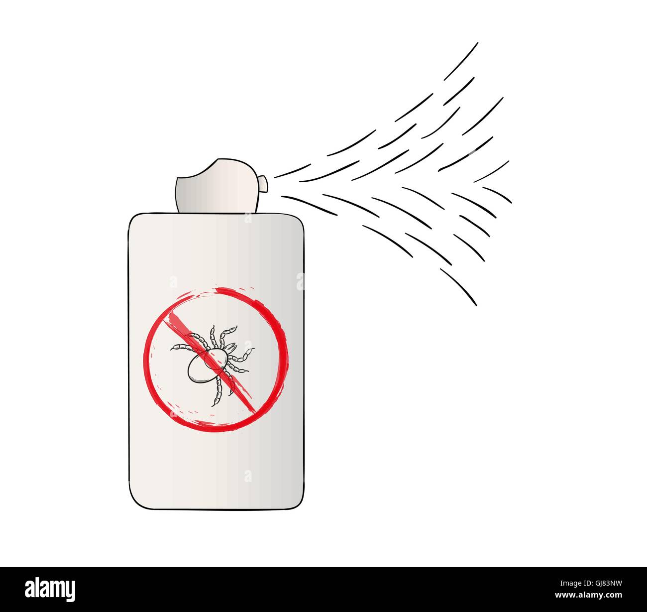 spray with no tick symbol Stock Vector Image & Art - Alamy