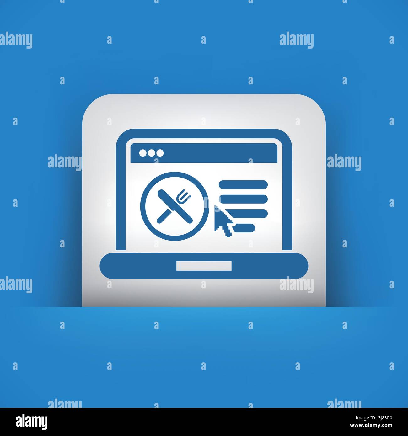 Food computer icon Stock Vector Image & Art - Alamy