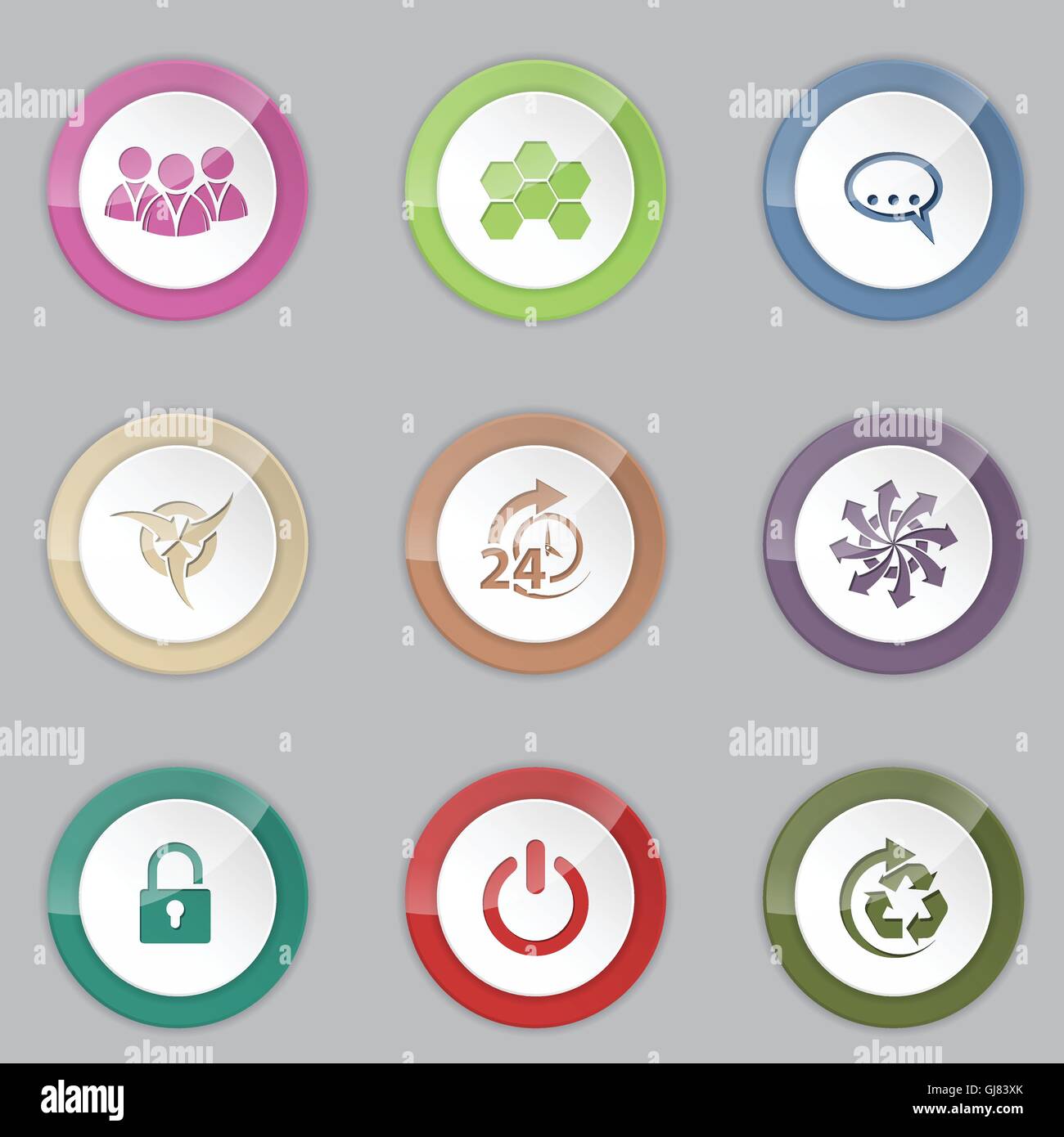 3d button hi-res stock photography and images - Alamy