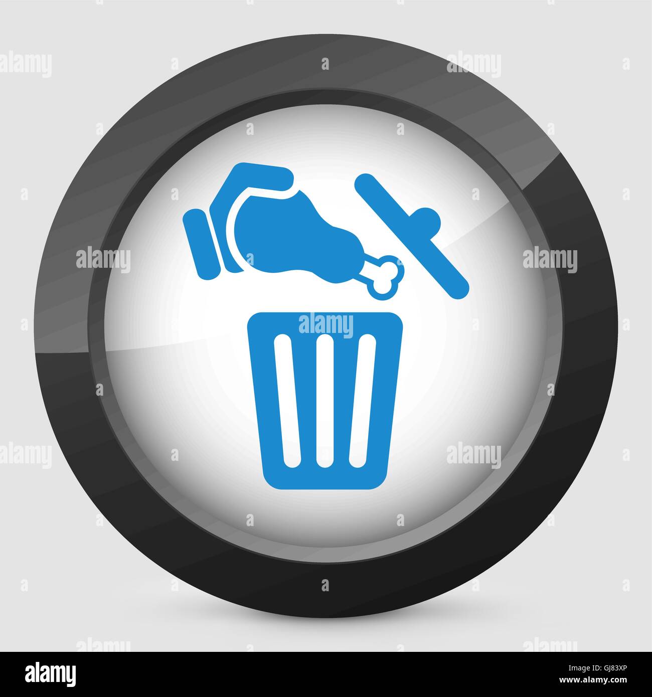 Food trash icon Stock Vector Image & Art - Alamy