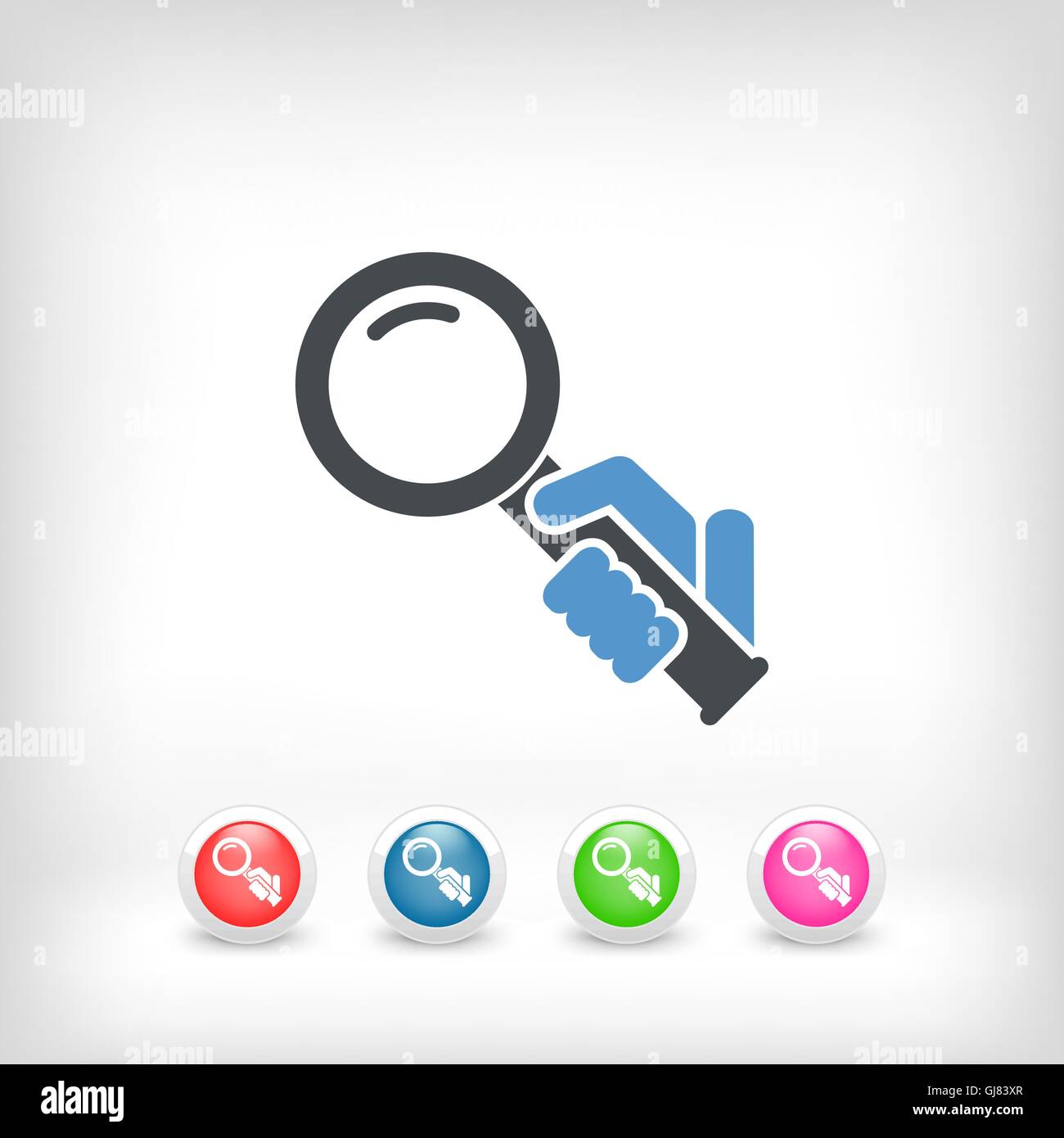 Magnifiers Stock Vector Images - Alamy