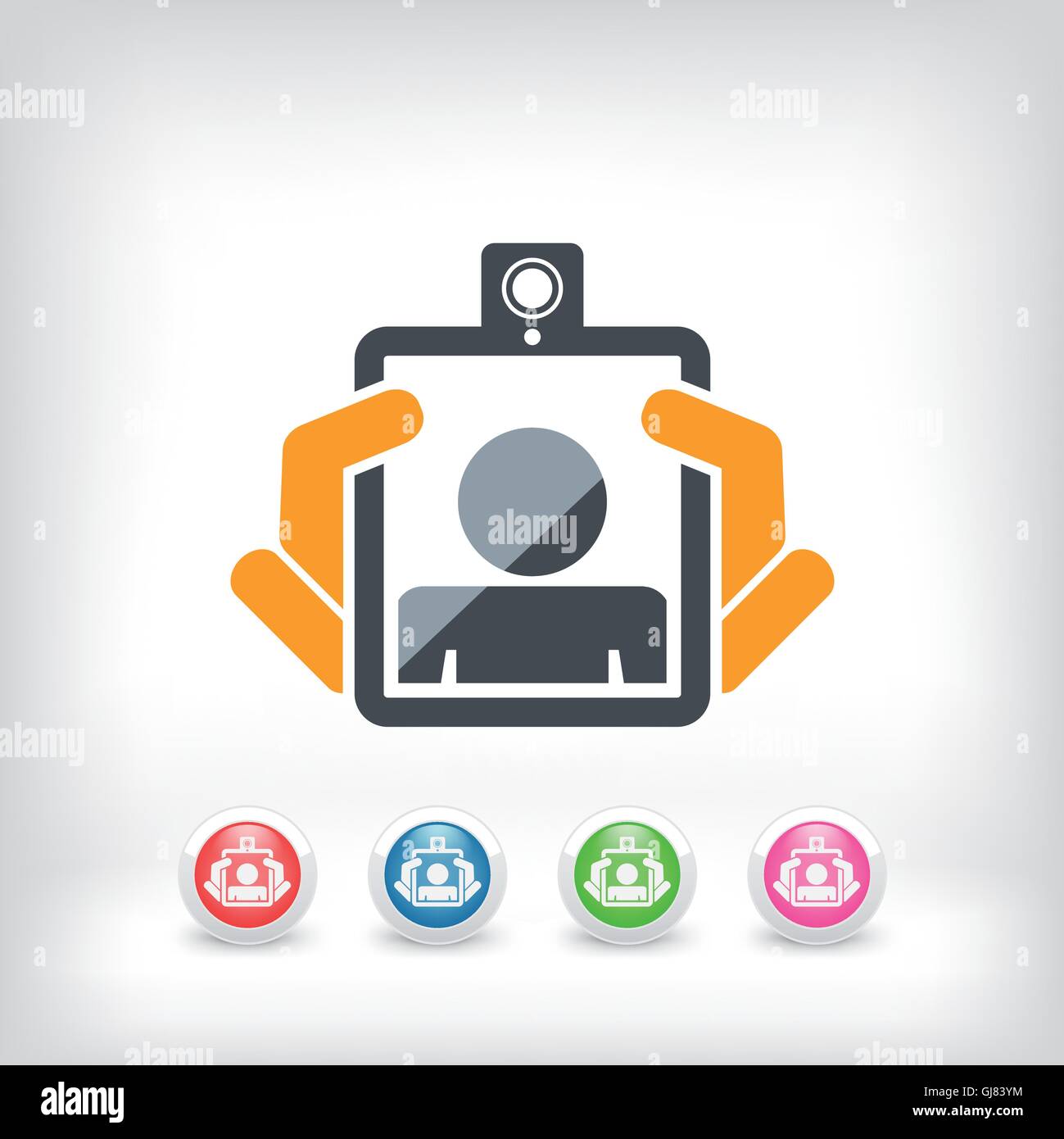 Webcam recording Stock Vector Images - Alamy