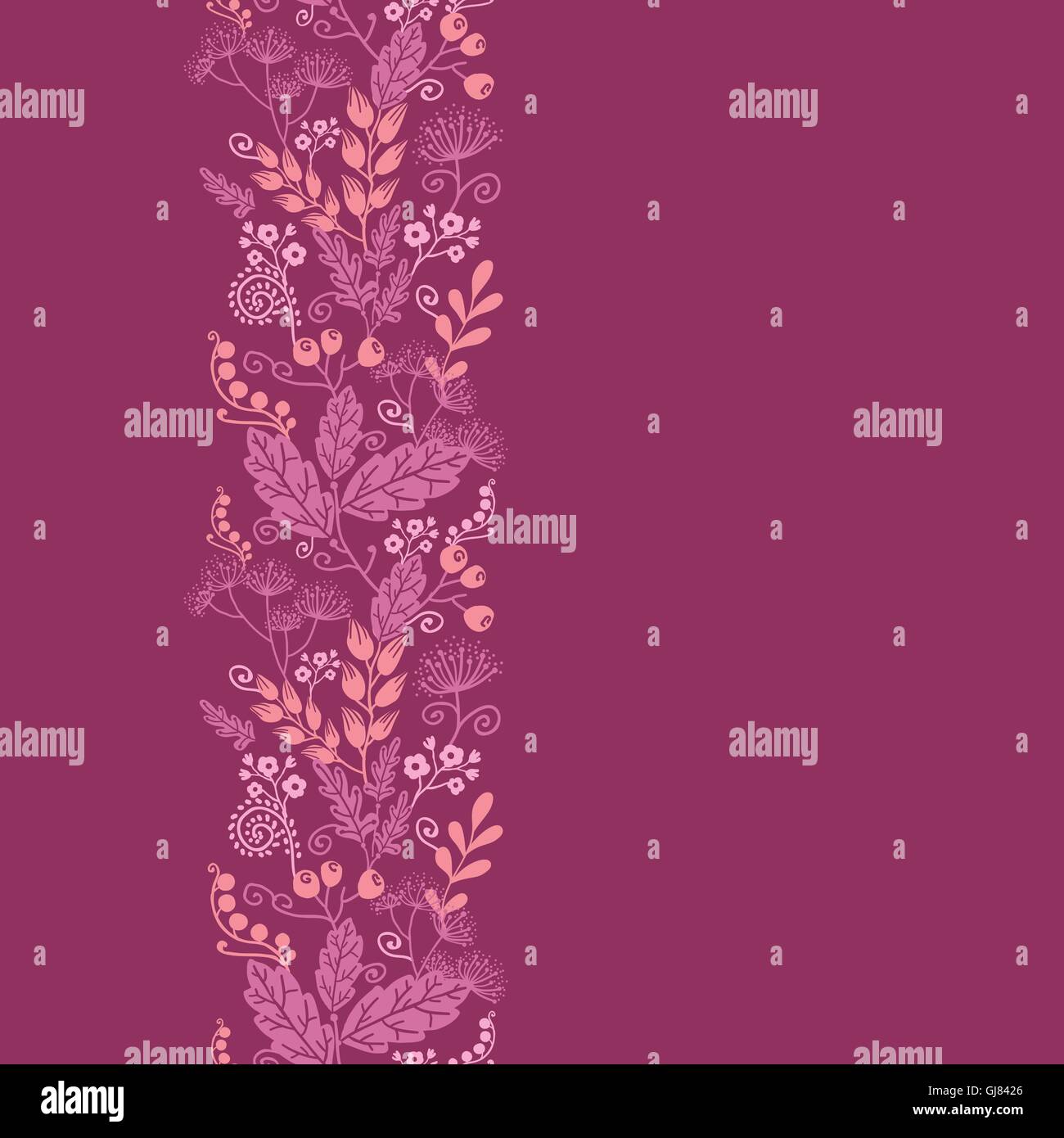 Leaf border pattern hi-res stock photography and images - Alamy