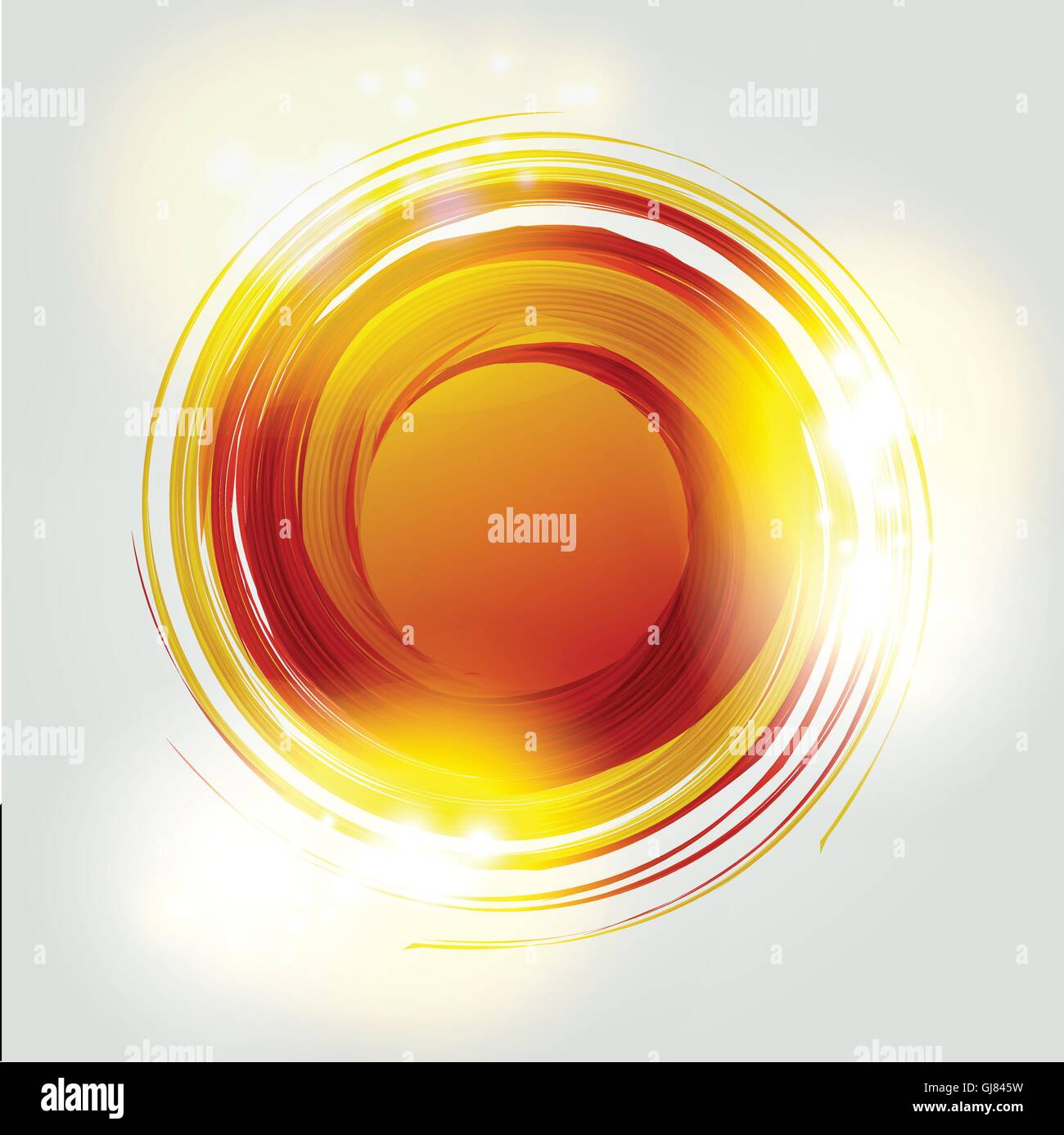 Vector abstract orange circle. Logo design template Stock Vector Image ...