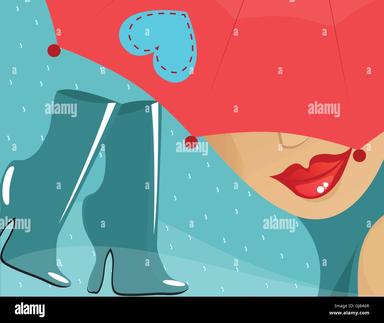 rain background Stock Vector Image & Art - Alamy