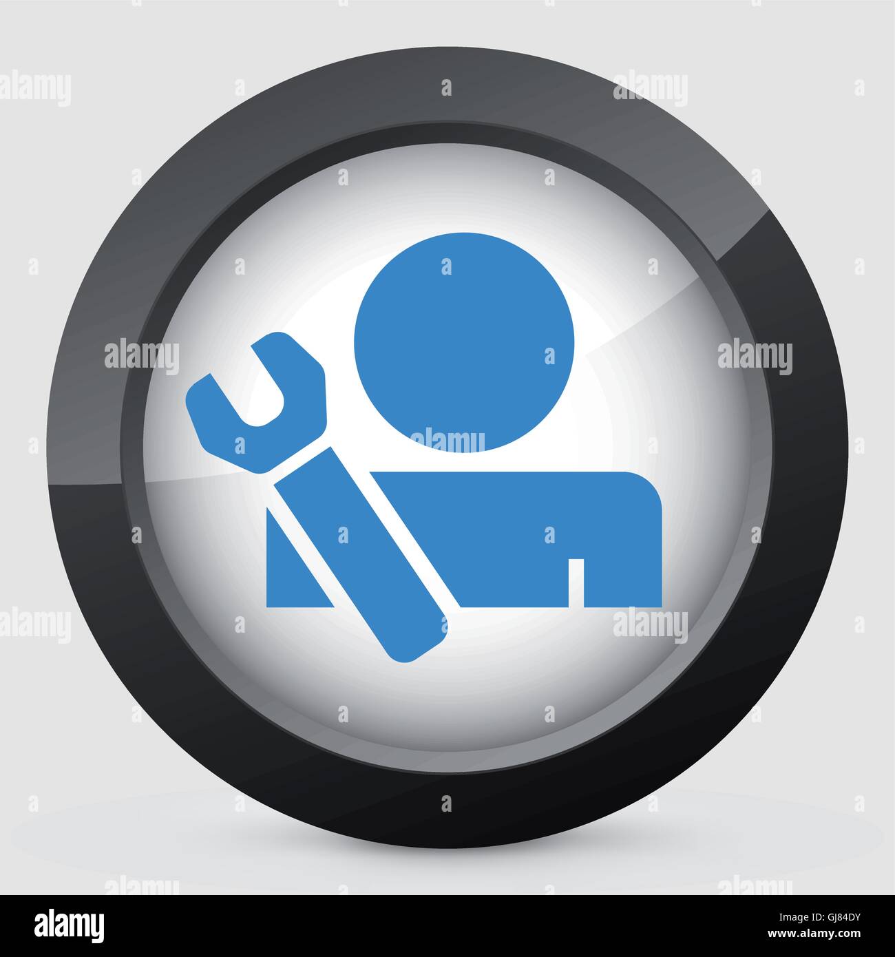 Worker concept symbol icon Stock Vector Image & Art - Alamy