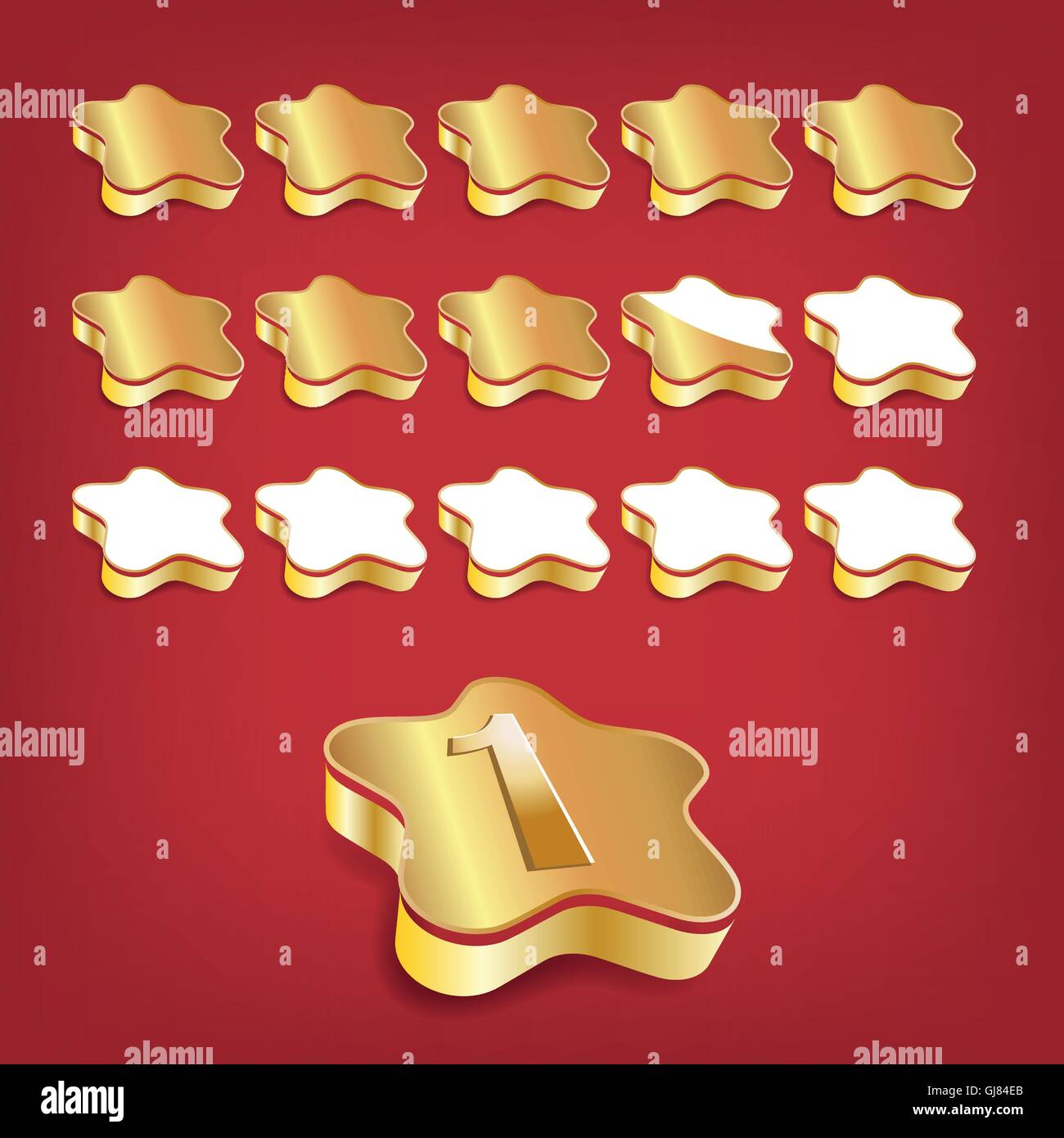 Gold star rating hi-res stock photography and images - Alamy