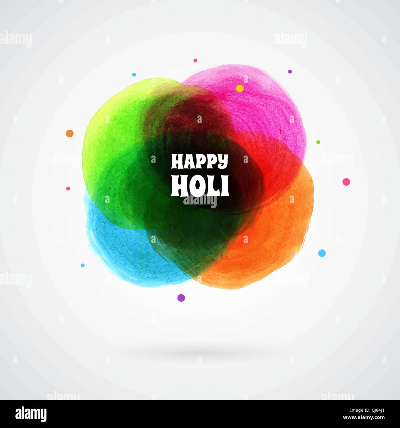 Happy Holi card template Stock Vector Image & Art - Alamy