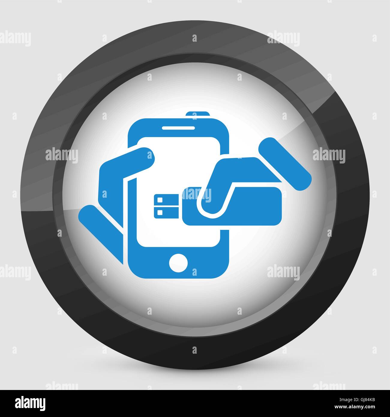 Smartphone storage icon Stock Vector Image & Art - Alamy