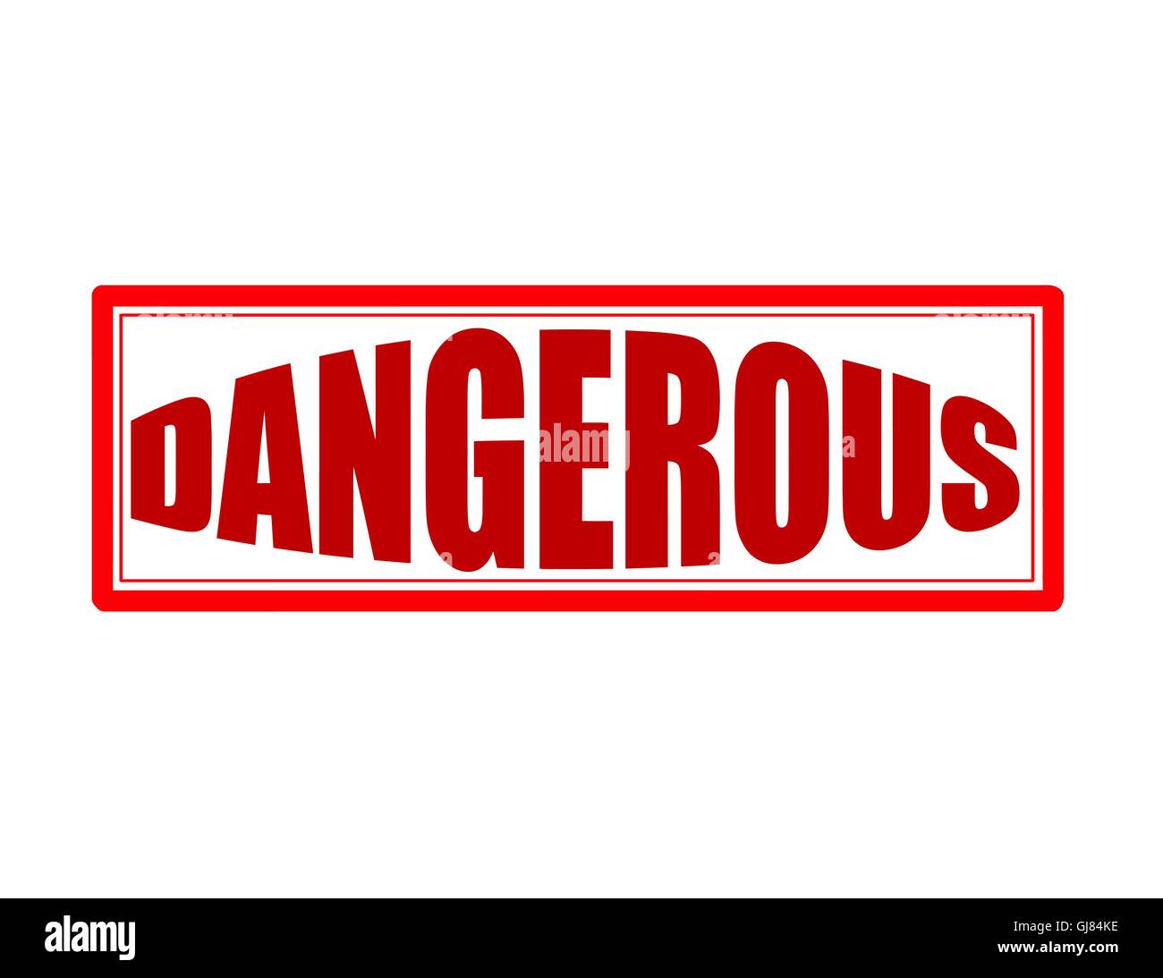 Dangerous stamp Cut Out Stock Images & Pictures - Alamy