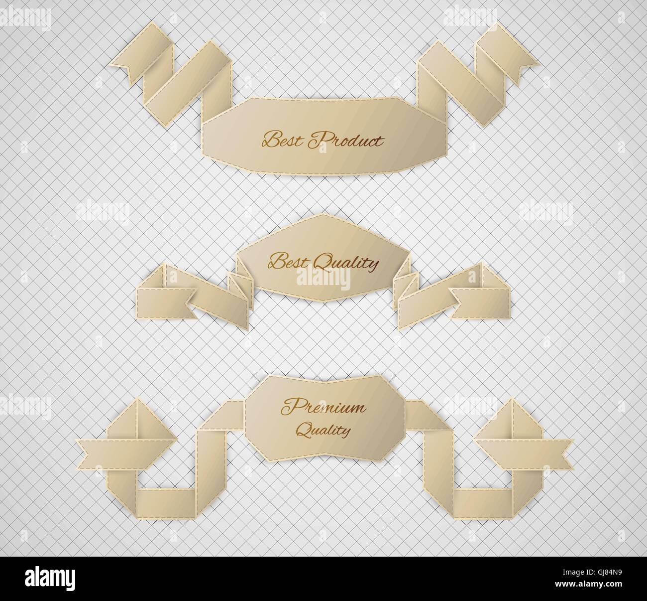 beige quality label Stock Vector Image & Art - Alamy