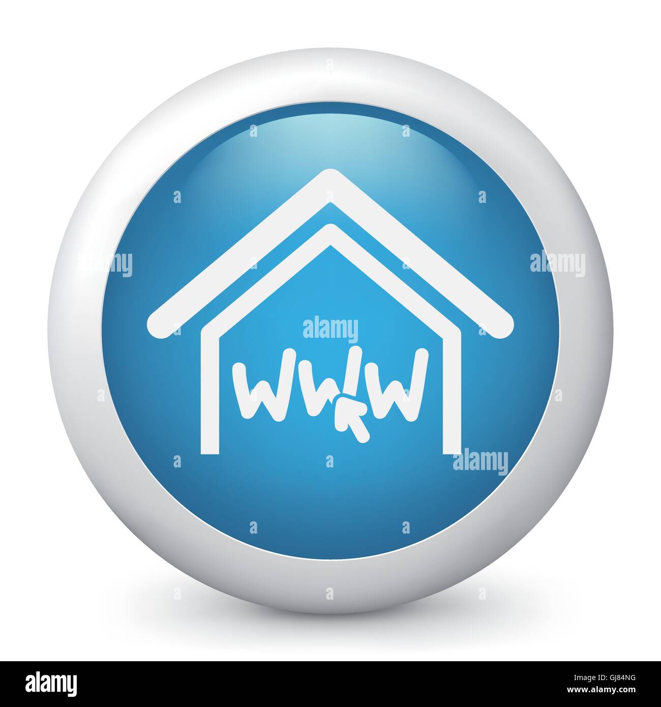 Web connection click icon Stock Vector Image & Art - Alamy