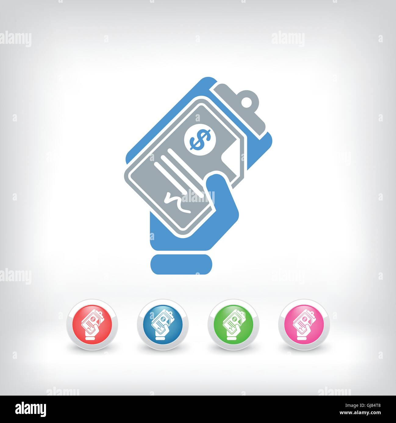 Money document icon Stock Vector Image & Art - Alamy