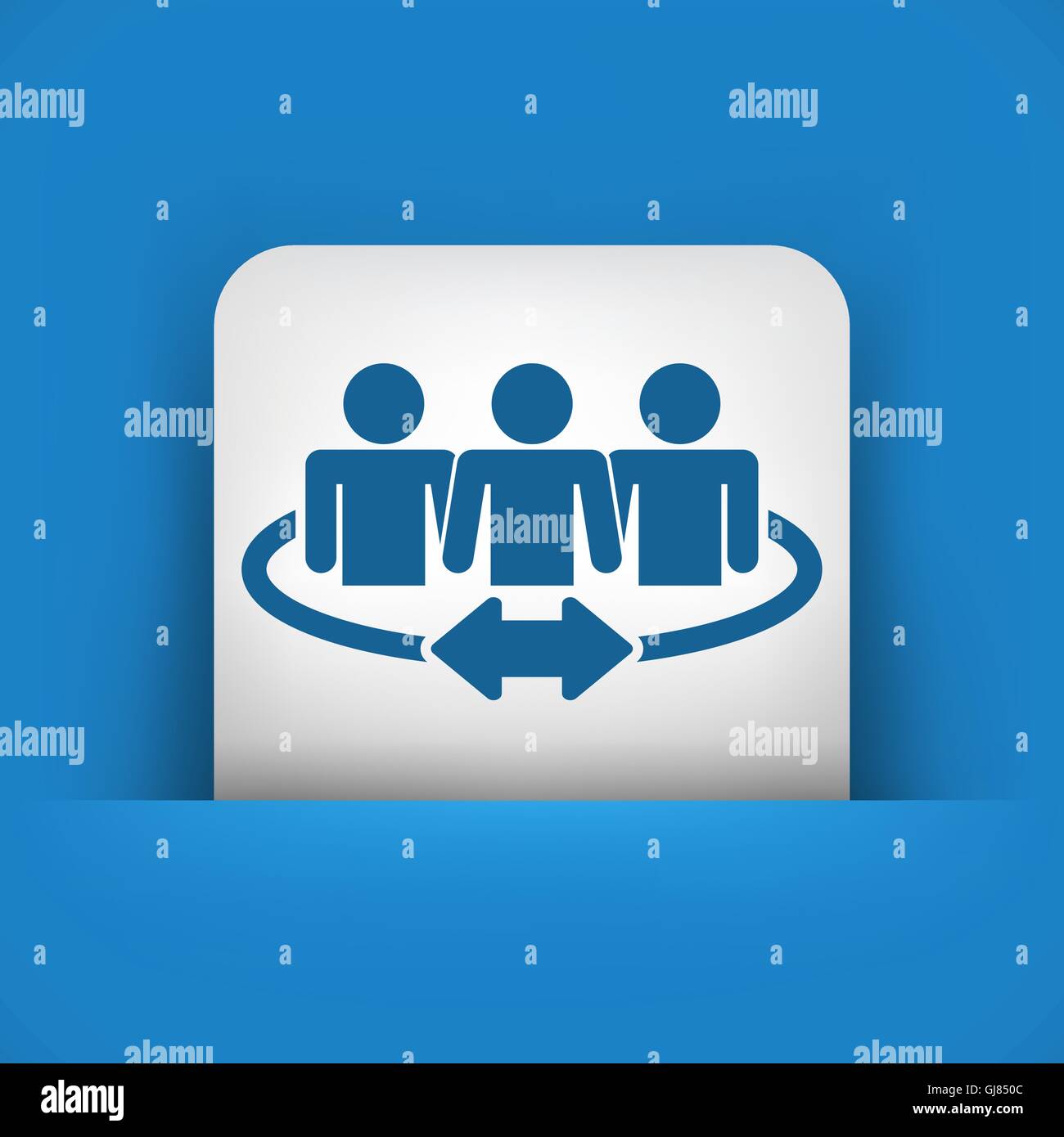 Team of connected people Stock Vector Image & Art - Alamy