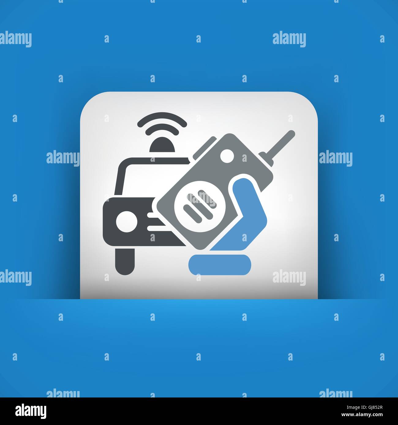 Police car radio Stock Vector Image & Art - Alamy