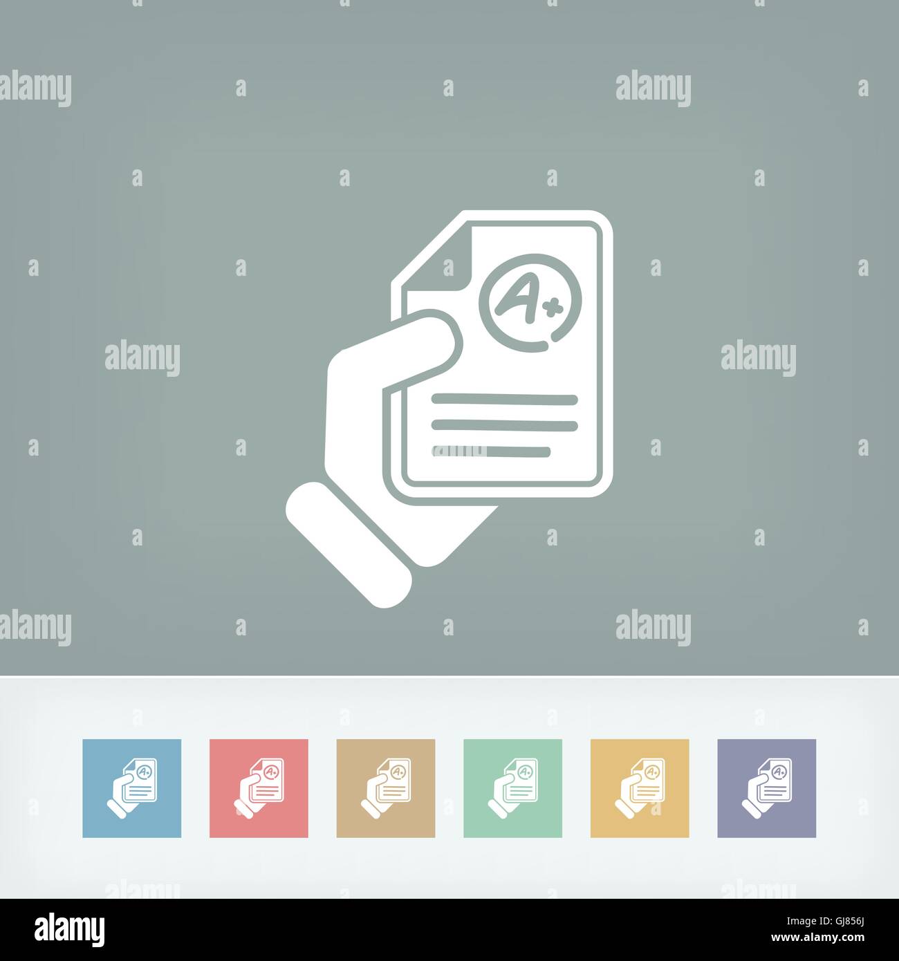 Document with excellent results Stock Vector Image & Art - Alamy