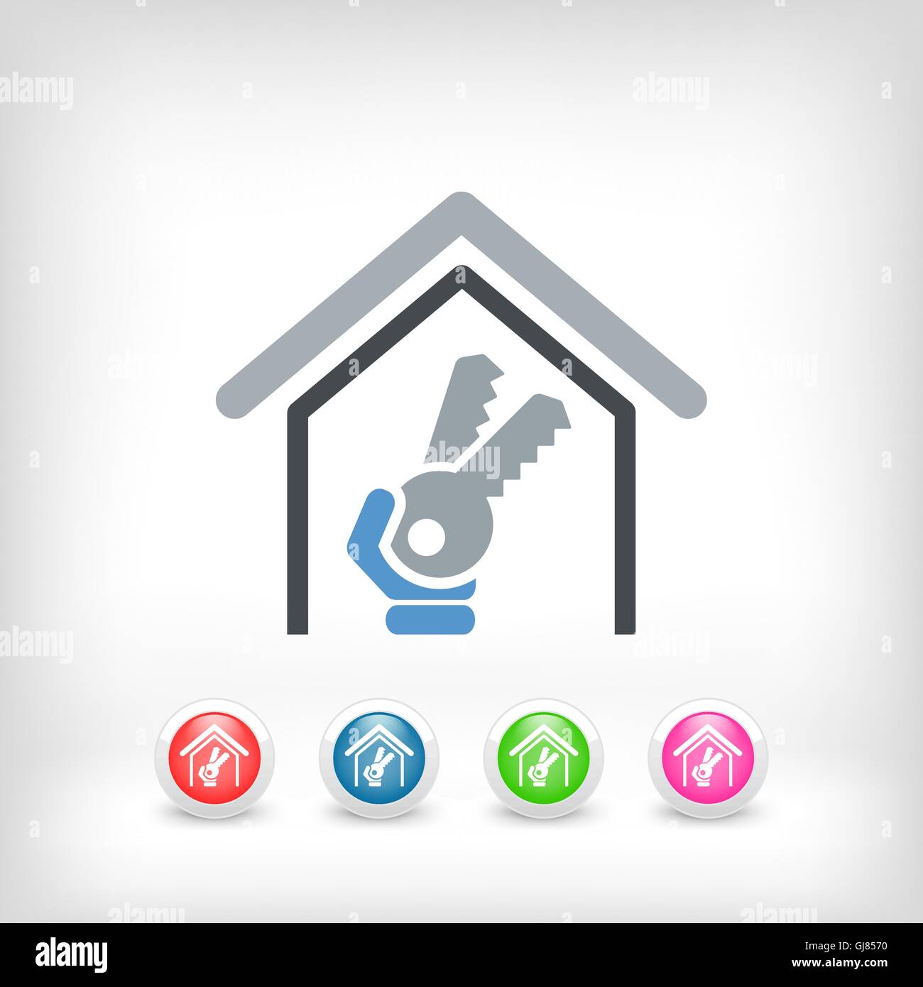 House key icon Stock Vector Image & Art - Alamy