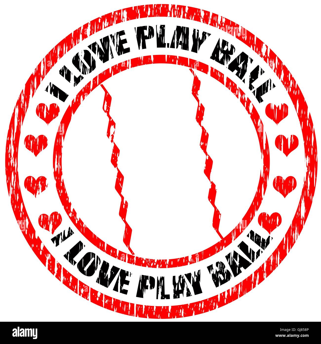 I love play ball Stock Vector Image & Art - Alamy