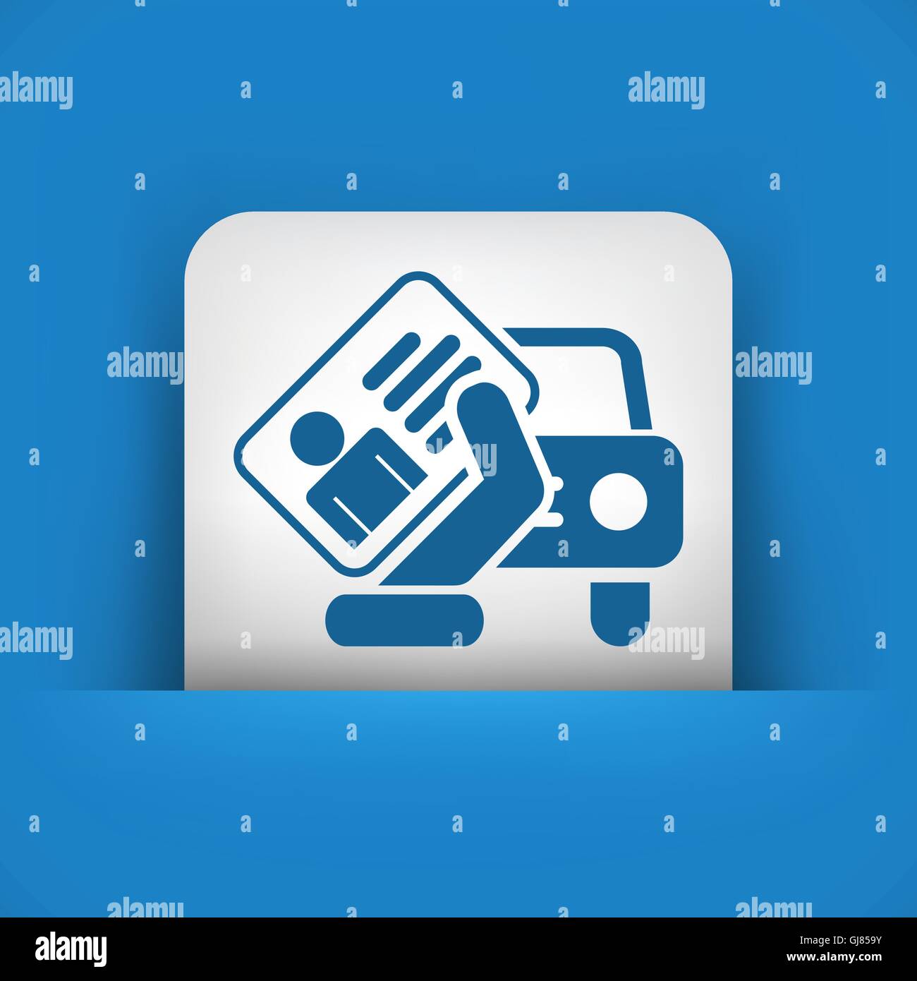 Car document icon Stock Vector Image & Art - Alamy