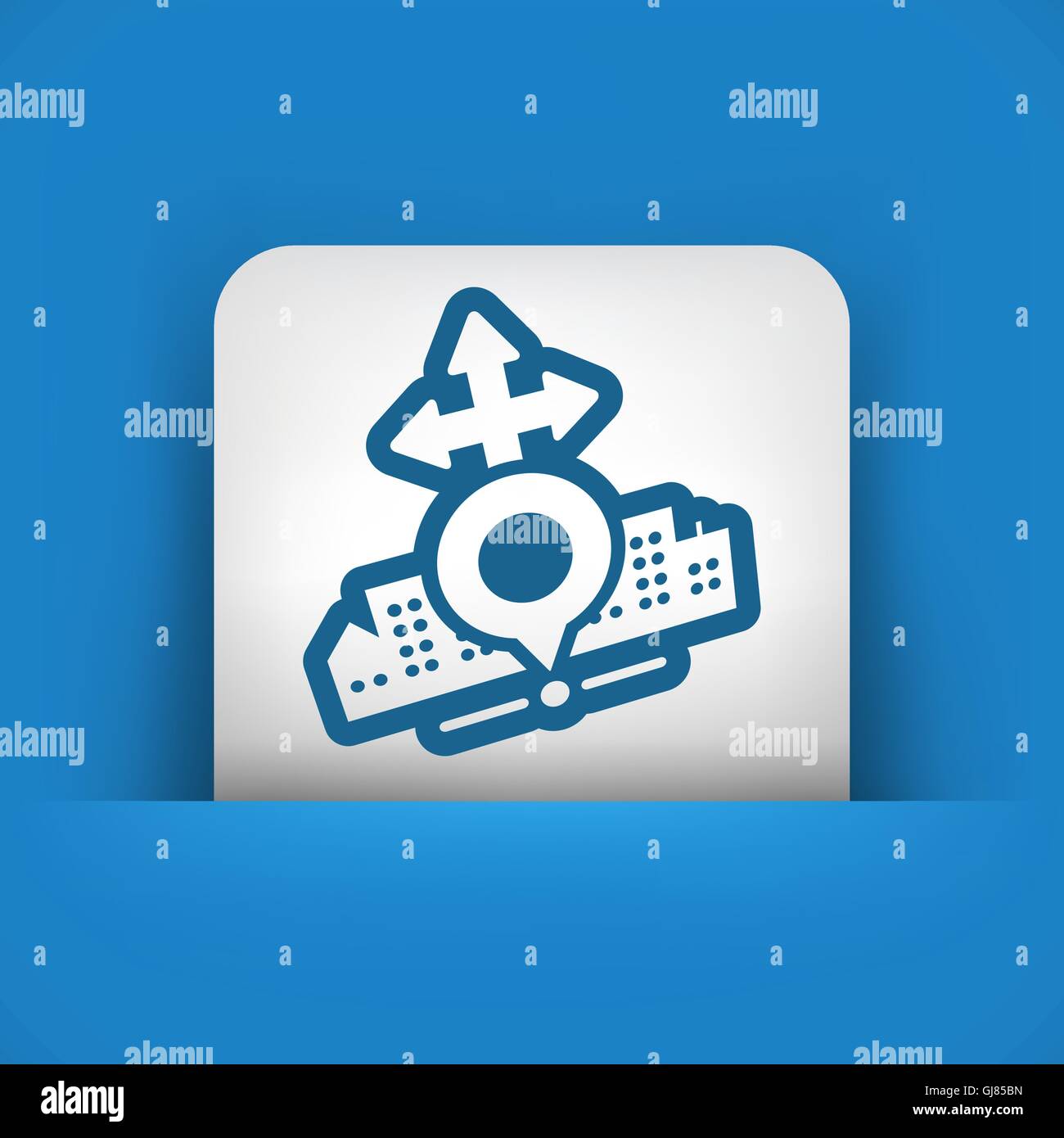 City map icon Stock Vector Image & Art - Alamy