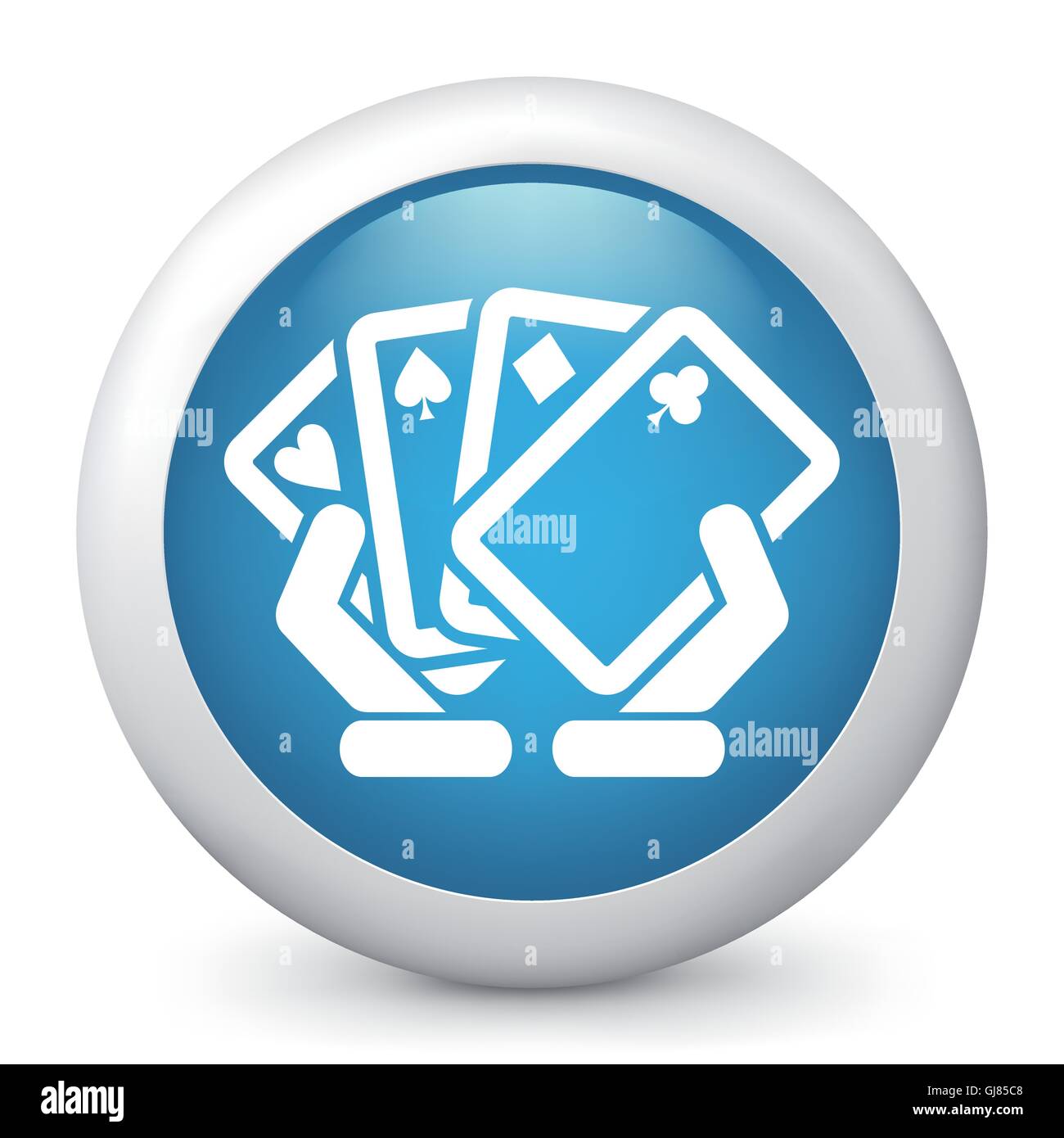 Poker game icon Stock Vector Image & Art - Alamy