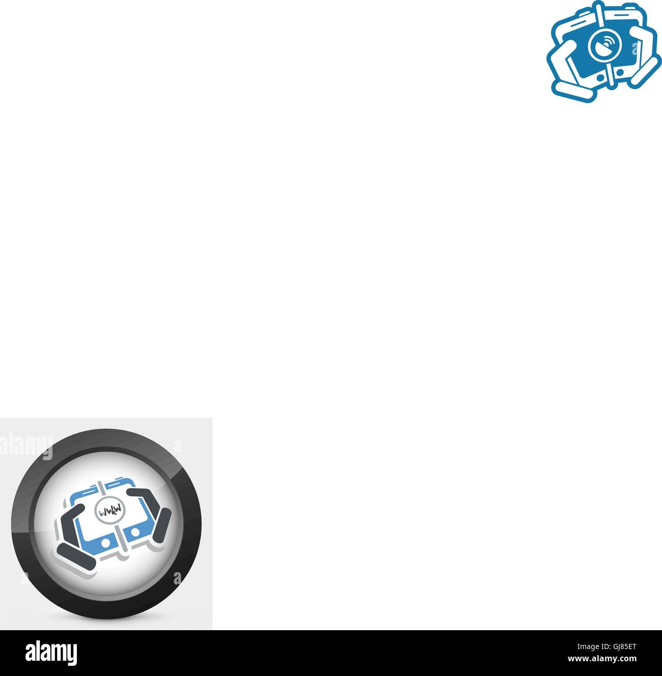 Web connection sharing Stock Vector Image & Art - Alamy