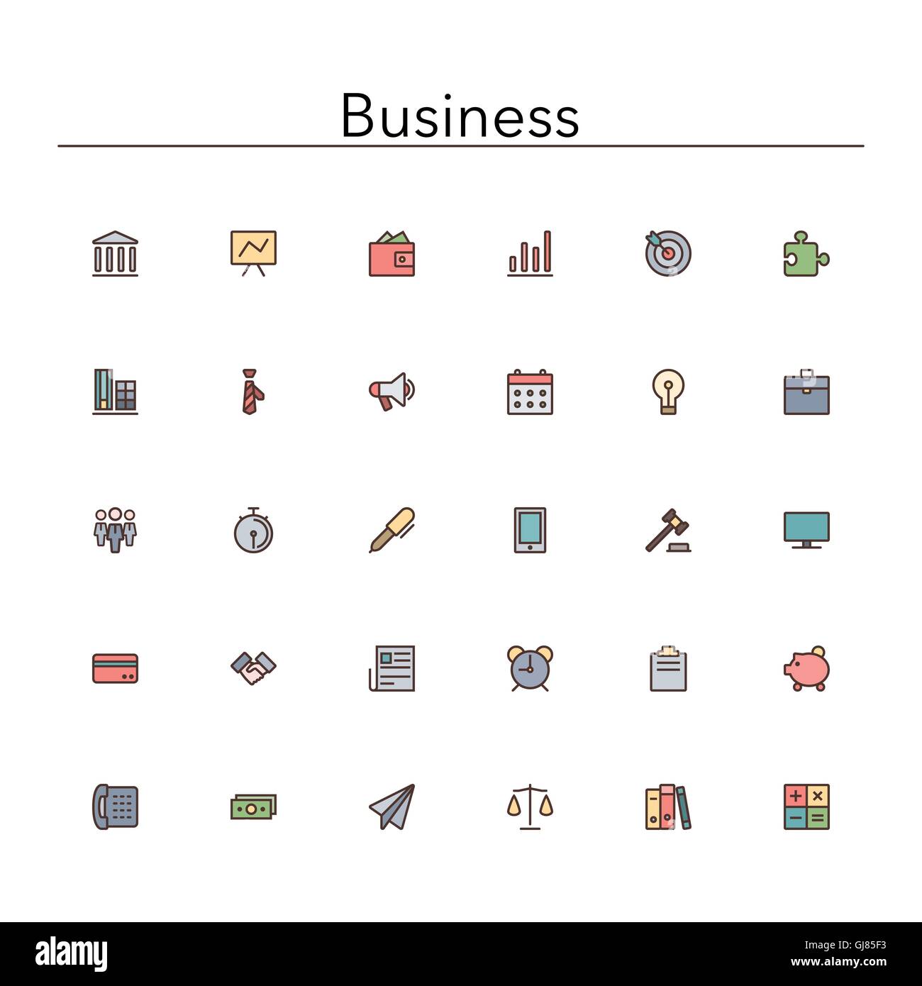 Outline of finance Stock Vector Images - Alamy