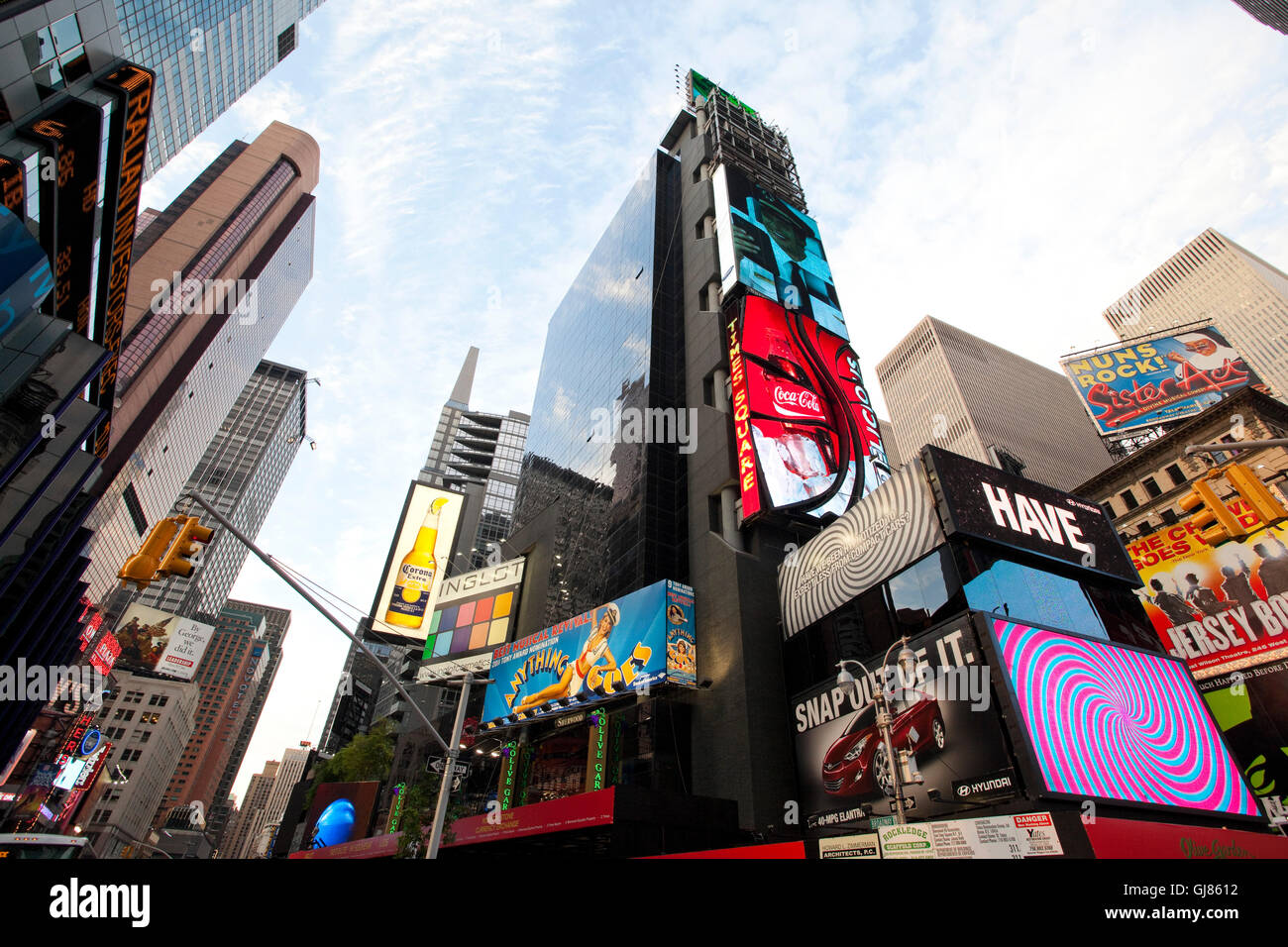 Manhattan at Times Square in New York Stock Photo - Alamy
